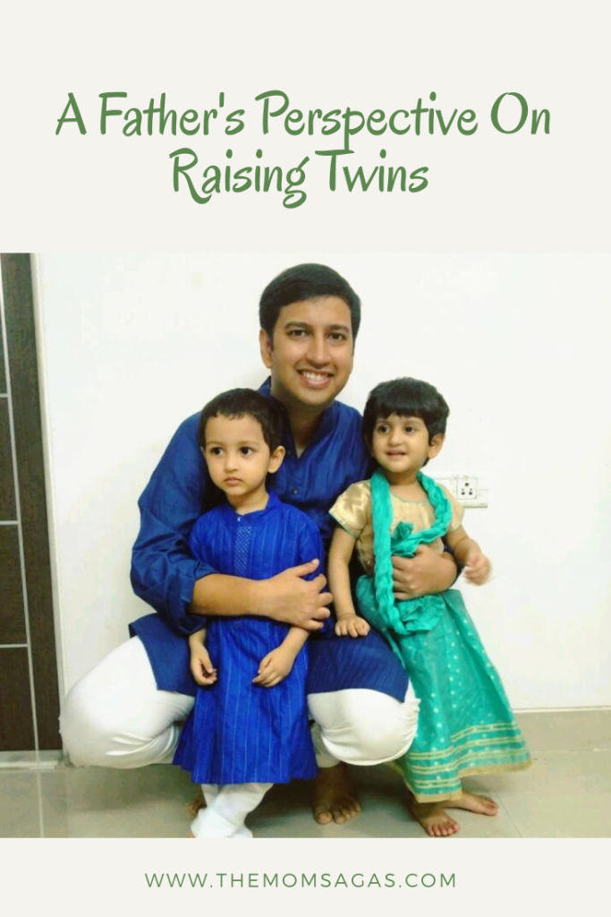 A Father's Perspective On Raising Twins - % TheMomSagas